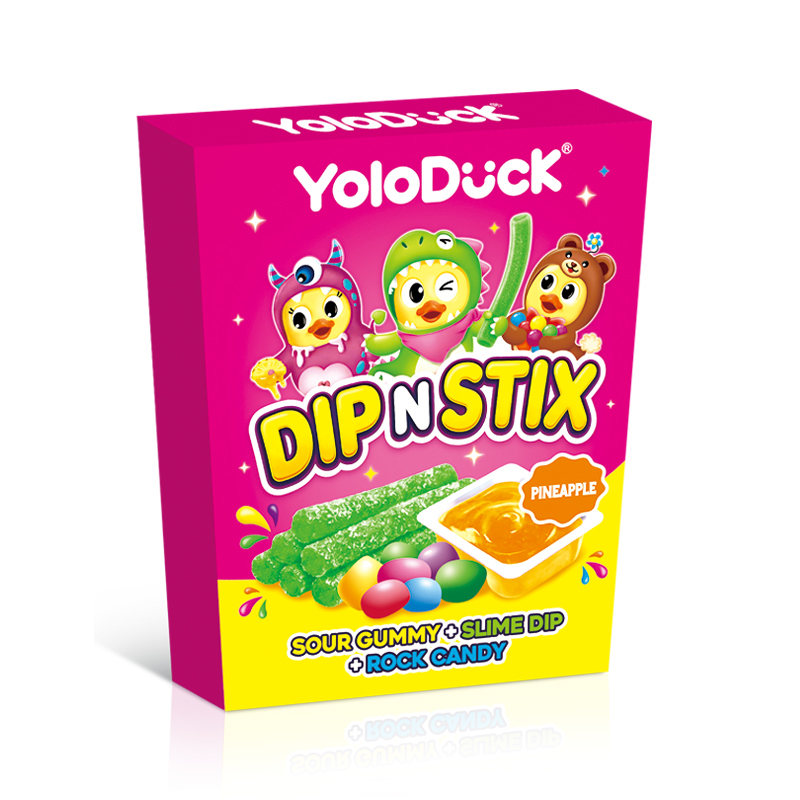 Dip N Stix – Gummy Sticks with Delicious Dipping Fun - YoloDuck